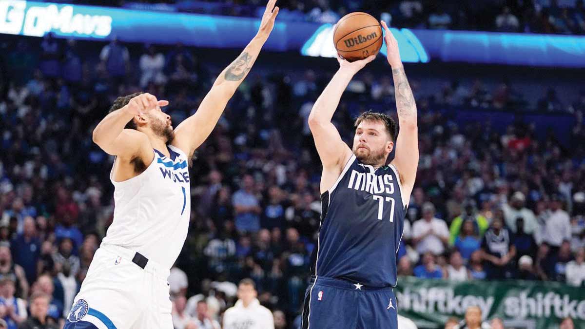 Dallas rolls past Minnesota, nears NBA finals