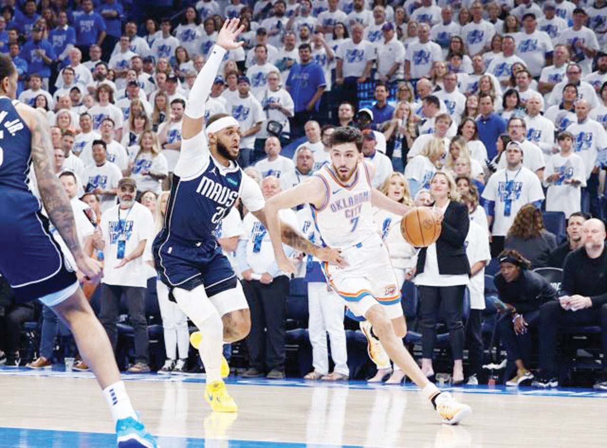 OKC outduels Dallas, takes 1-0 series edge