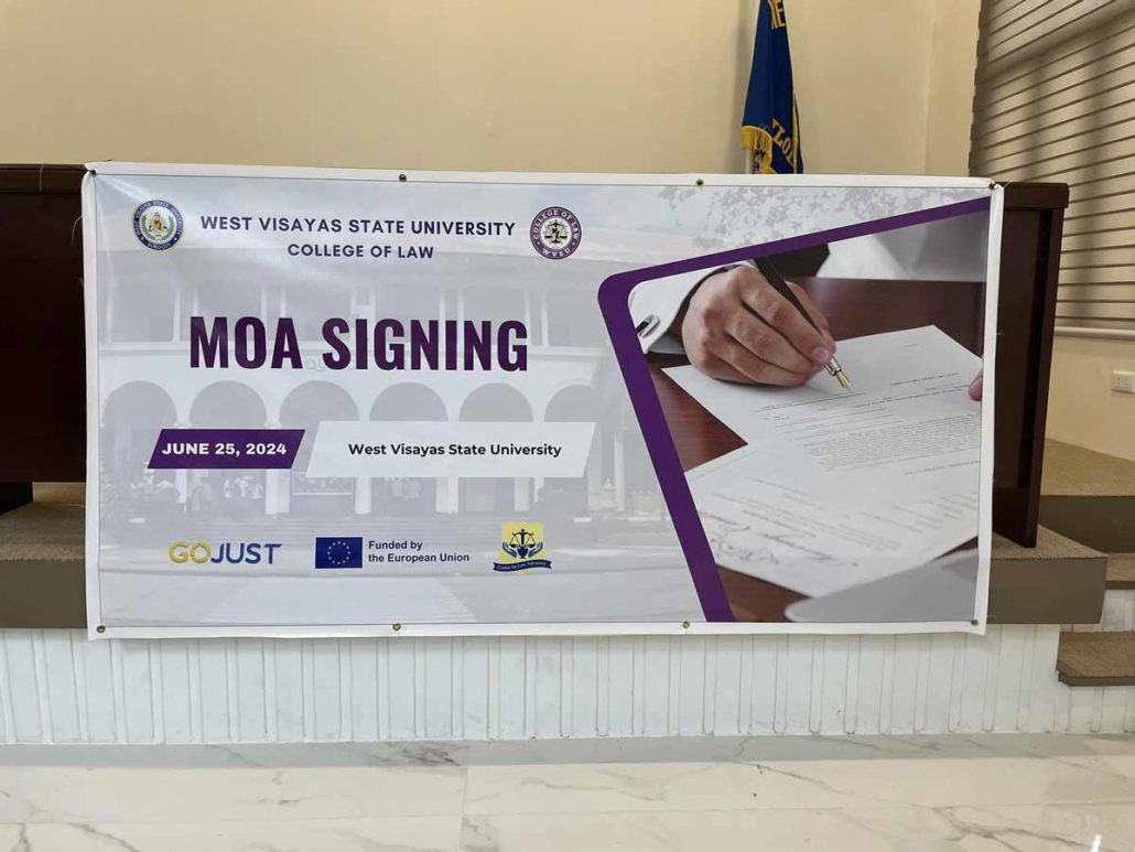 WVSU College of Law Continues its Advocacy: Signs MOA with BJMP, WVSUMC ...