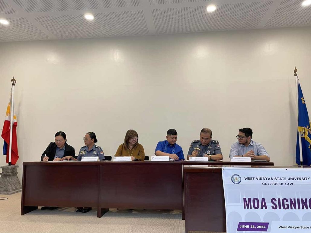 WVSU College of Law Continues its Advocacy: Signs MOA with BJMP, WVSUMC ...