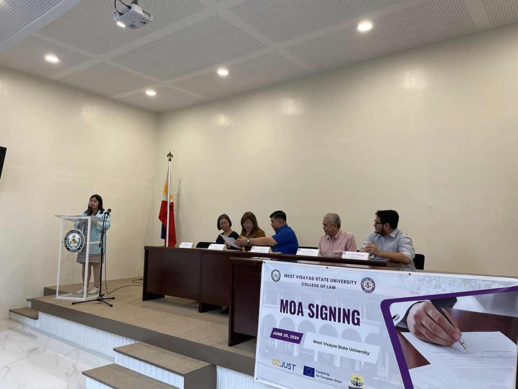 WVSU College of Law Continues its Advocacy: Signs MOA with BJMP, WVSUMC ...