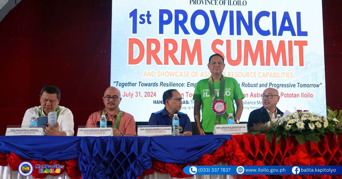 Iloilo governor encourages LGU collaboration vs disasters