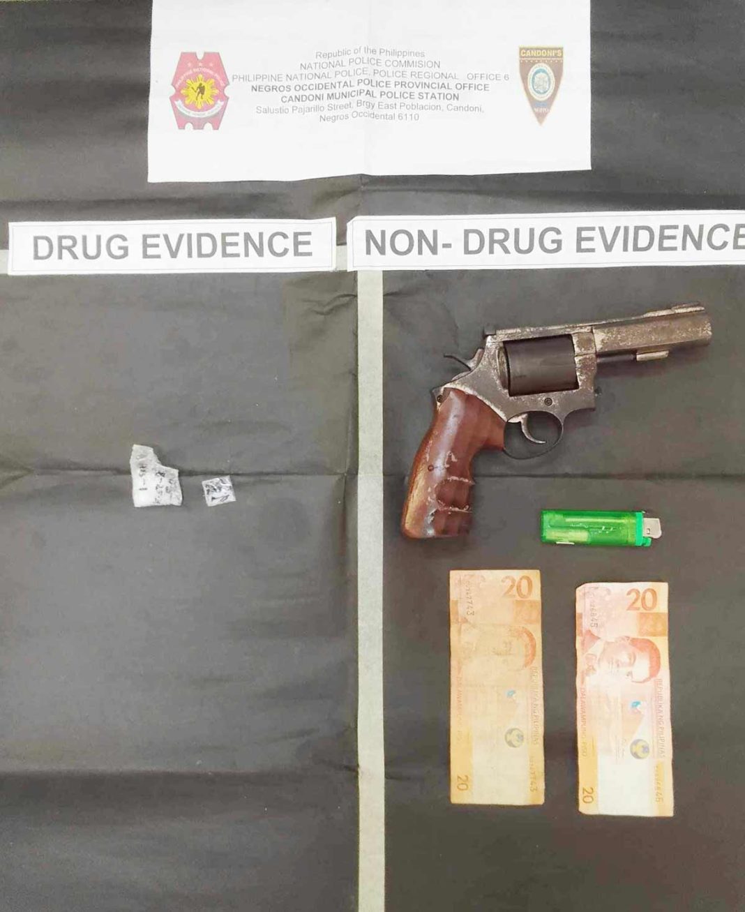 Man yields ‘shabu’, gun in Candoni checkpoint