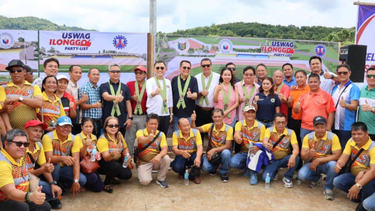 USWAG ILONGGO BOOSTS SPORTS & EDUCATION: P80-M sports complex breaks ...