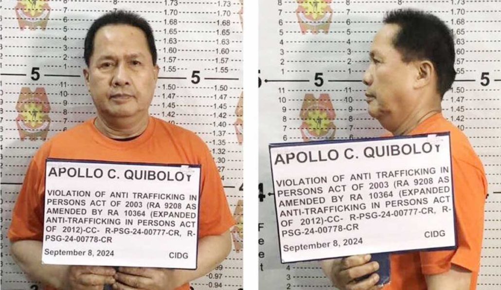 Quiboloy, 4 others plead not guilty on trafficking charges