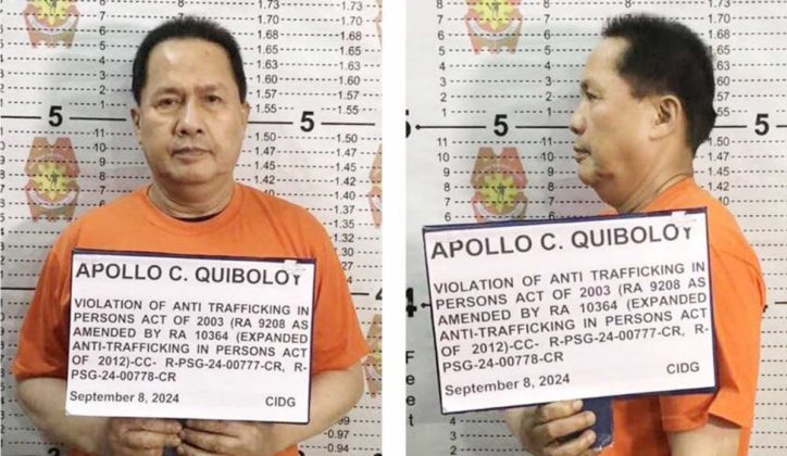 Quiboloy, 4 others plead not guilty on trafficking charges