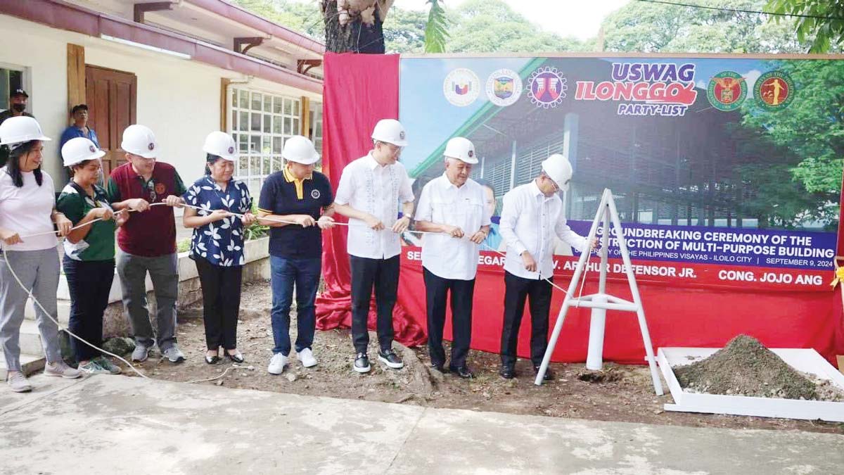 Uswag Ilonggo breaks ground for P20.5-M multipurpose sports facility at ...