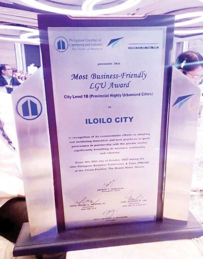 BUSINESSES BOOMING: Iloilo City finalist for PH Most Business-Friendly LGU