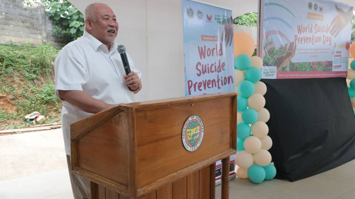 Guimaras marks World Suicide Prevention Day