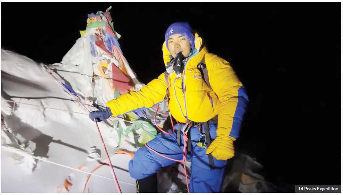 Nepal teen breaks record by climbing Earth's highest peaks