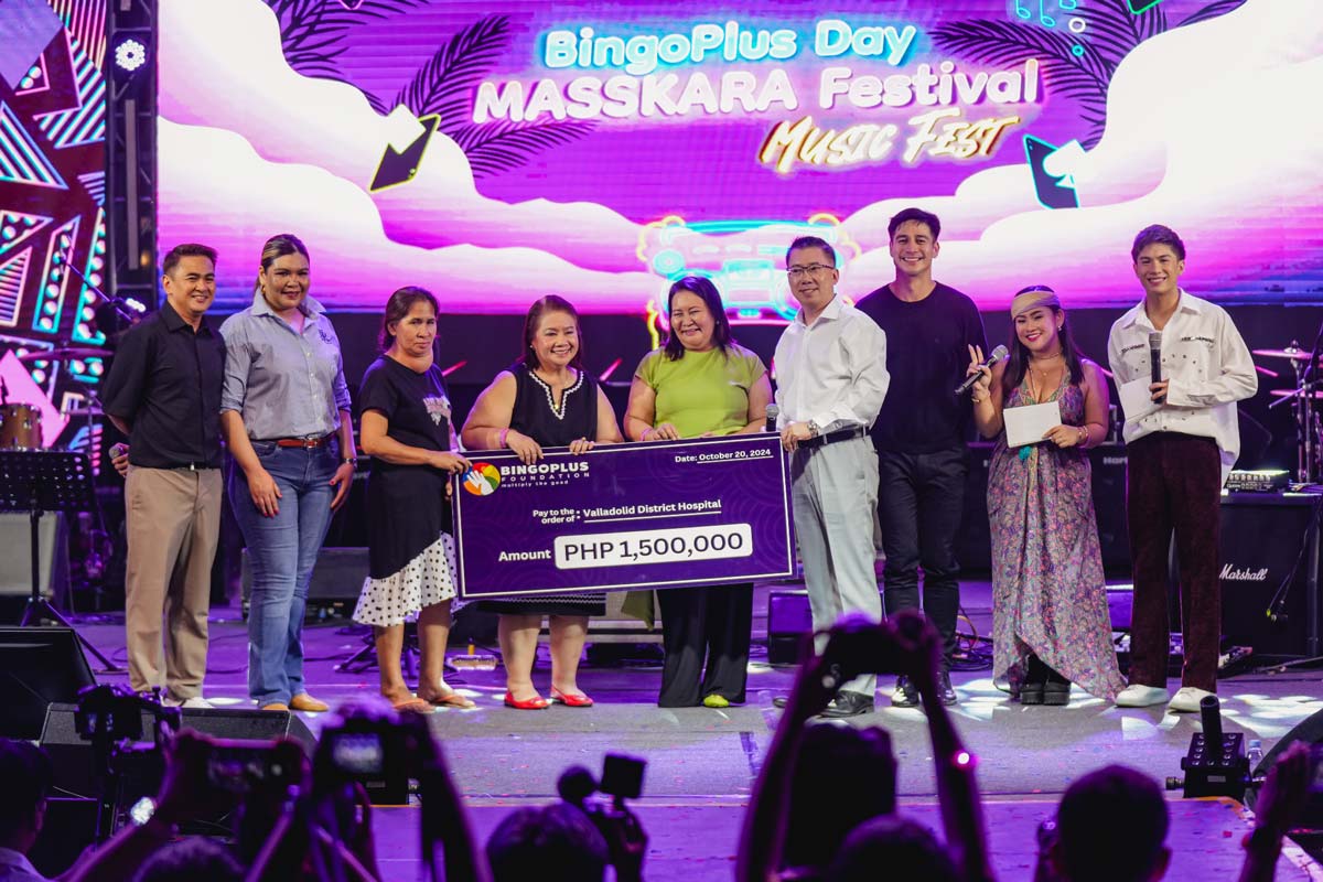BingoPlus Day 6 highlights the third MassKara Festival sponsorship