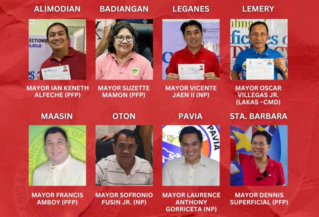 SURE WINNERS: 8 incumbent Iloilo mayors run unopposed for 2025 elections