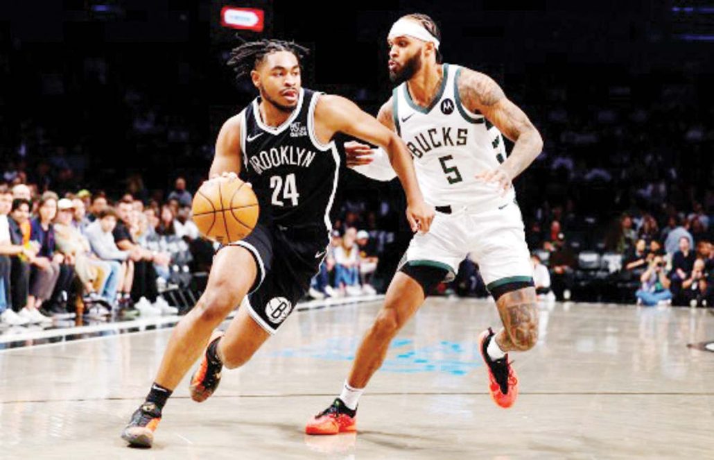 Brooklyn upsets Milwaukee with lopsided win