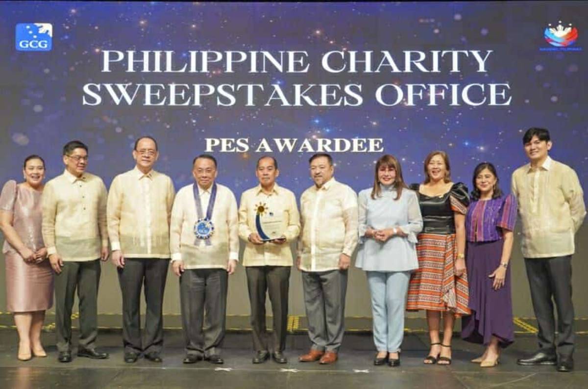Cited for 2 awards; GCG NAMES PCSO ONE OF THE BEST GOCCs ANEW