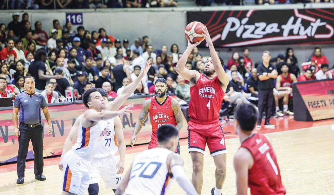 Abarrientos’ late freebies lift Ginebra past Meralco in PBA