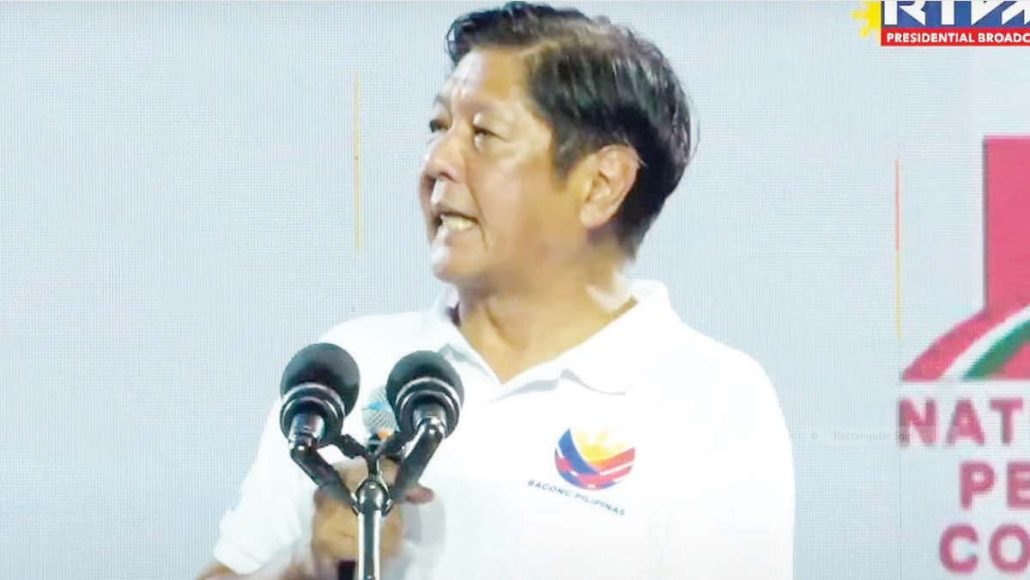 PBBM takes swipe at Digong in campaign pitch