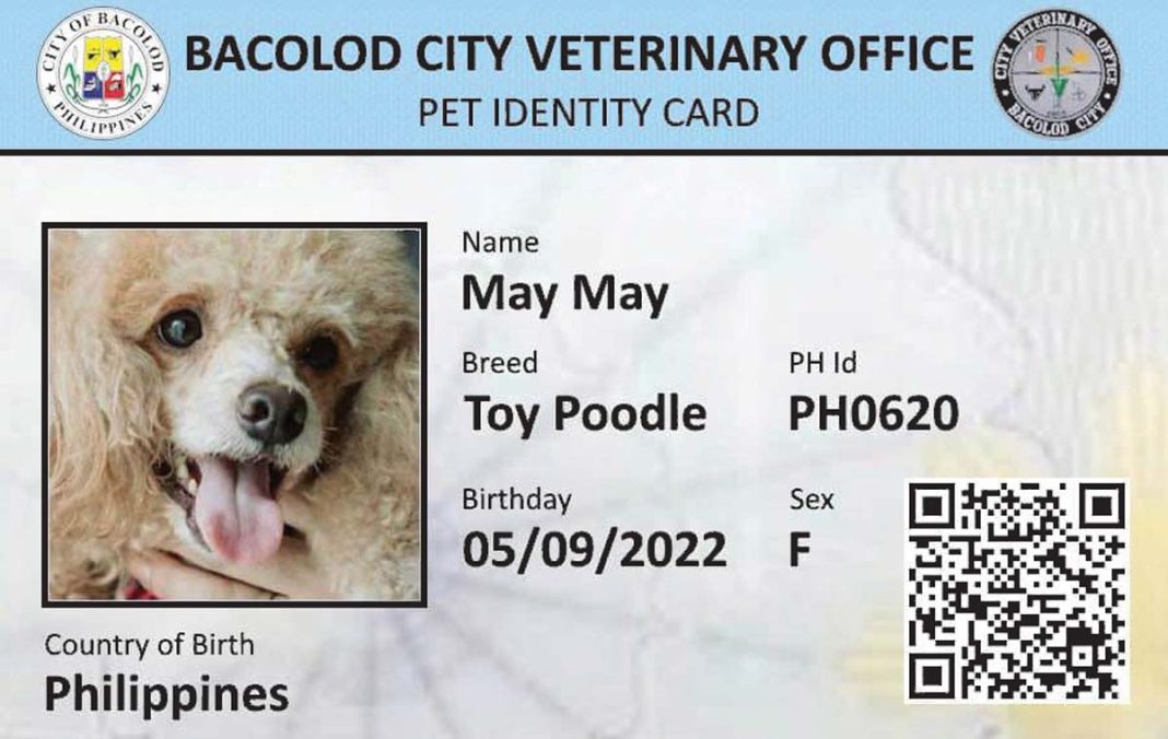 Bacolod City to impose pet ID system