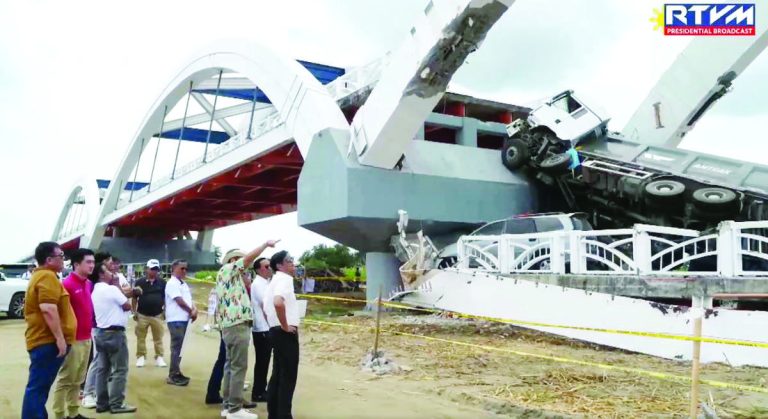 PBBM blames design flaw for collapsed Isabela bridge