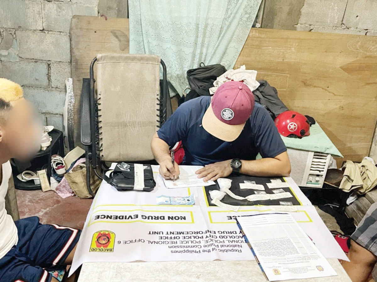 P1 million worth of ‘shabu’ seized in Bacolod drug bust
