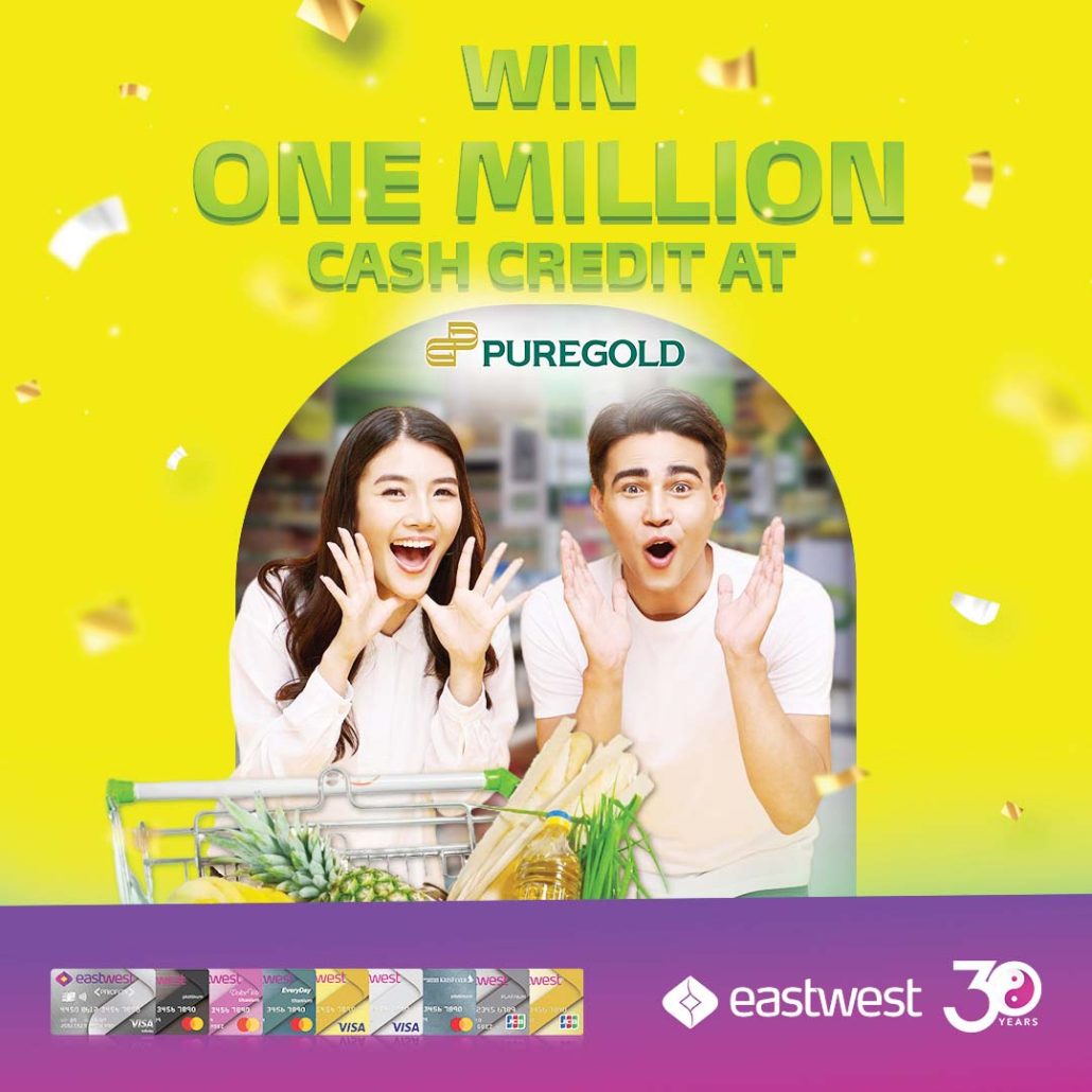 EastWest and Puregold announce winners of P1M Cash Credit Promo