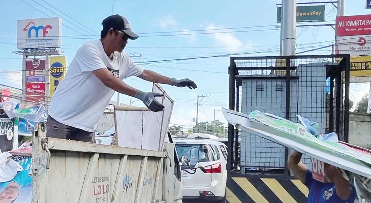 ‘OPERATION BAKLAS’: Over 100 illegal campaign posters removed in Iloilo ...