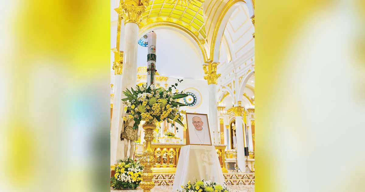 Diocese of Bacolod sets up memorial corner for Pope Francis