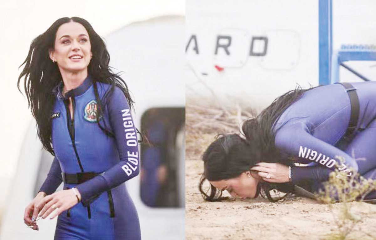 Katy Perry after foray into space: 'There is no place like home'
