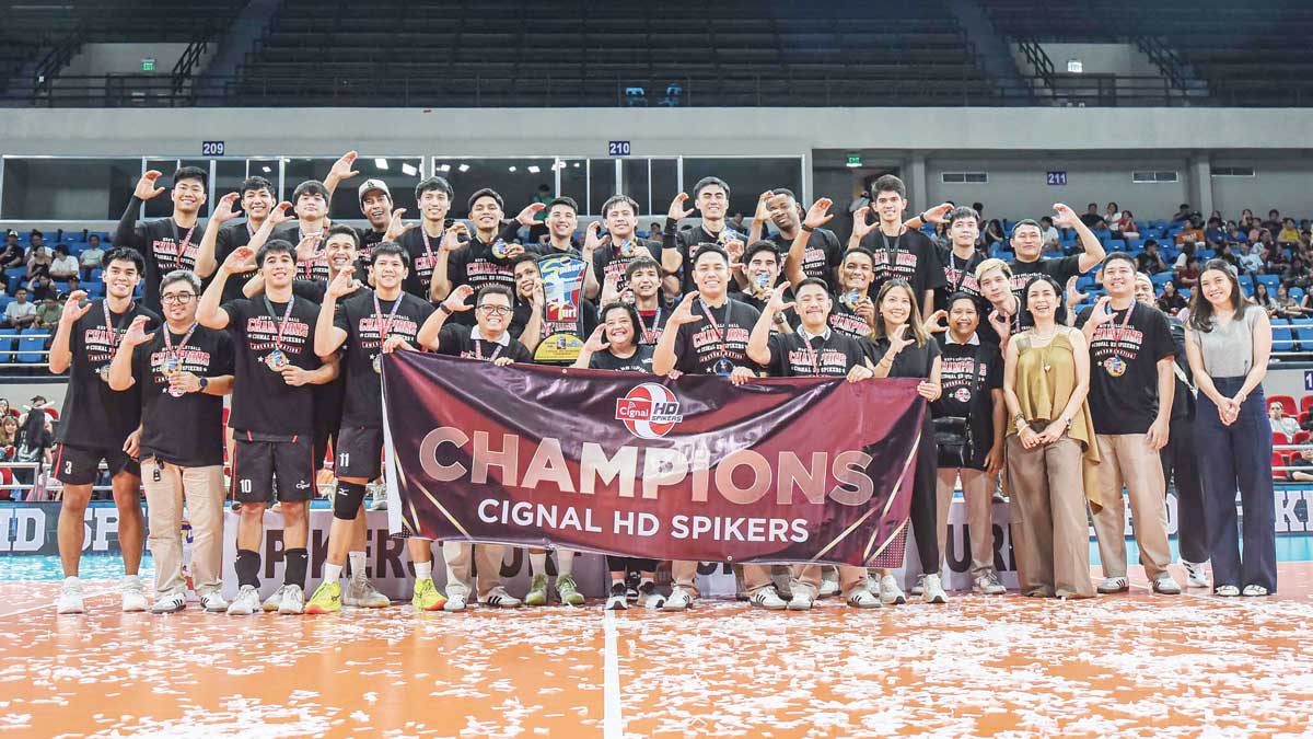 Spikers crushes King Crunchers, achieves 3-peat in Spikers’ turf