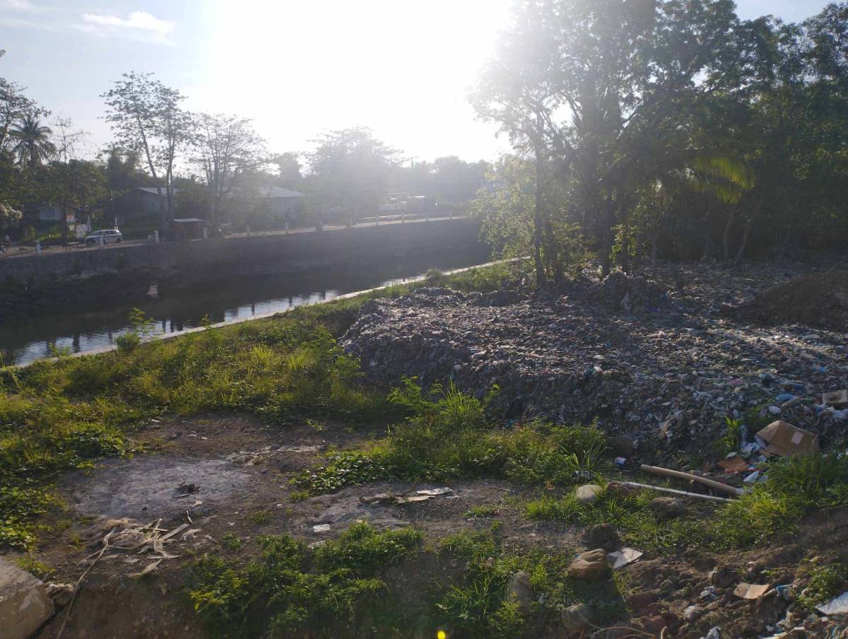 Dumping of filling materials in Sum-ag River halted