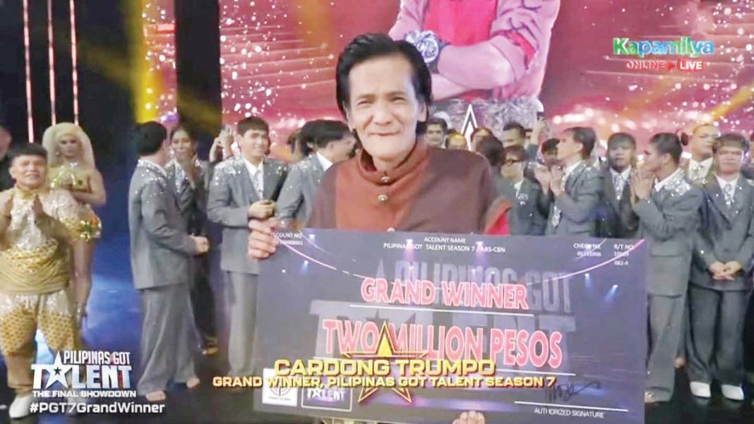 With near perfect score, Cardong Trumpo crowned 'Pilipinas Got Talent ...