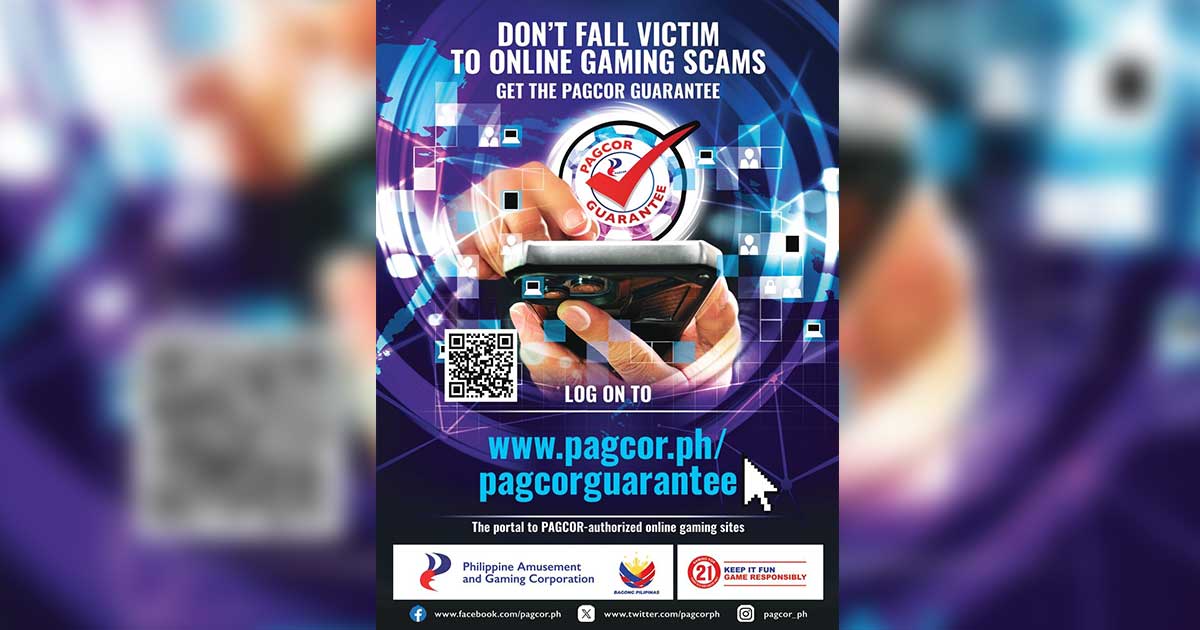‘PAGCOR GUARANTEE’ SITE, PANANGGA KONTRA BOGUS ONLINE GAMES