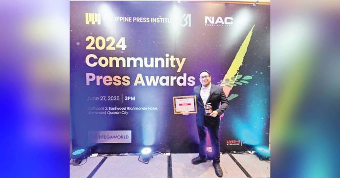 Panay News scores back-to-back win for Best Editorial Page