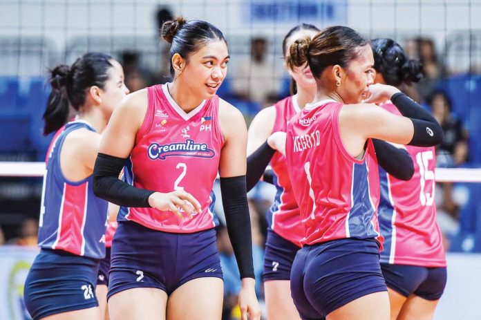 Creamline sweeps Capital1 in PVL On Tour