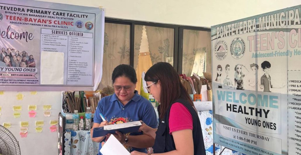 Capiz’s brgy health station cited as adolescent-friendly facility