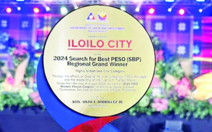 Iloilo City PESO makes history with ‘hall of fame’ recognition