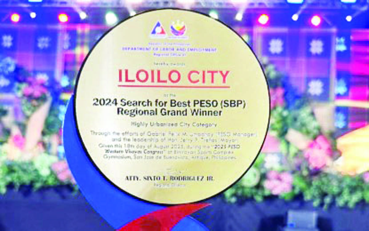 Iloilo City PESO makes history with ‘hall of fame’ recognition