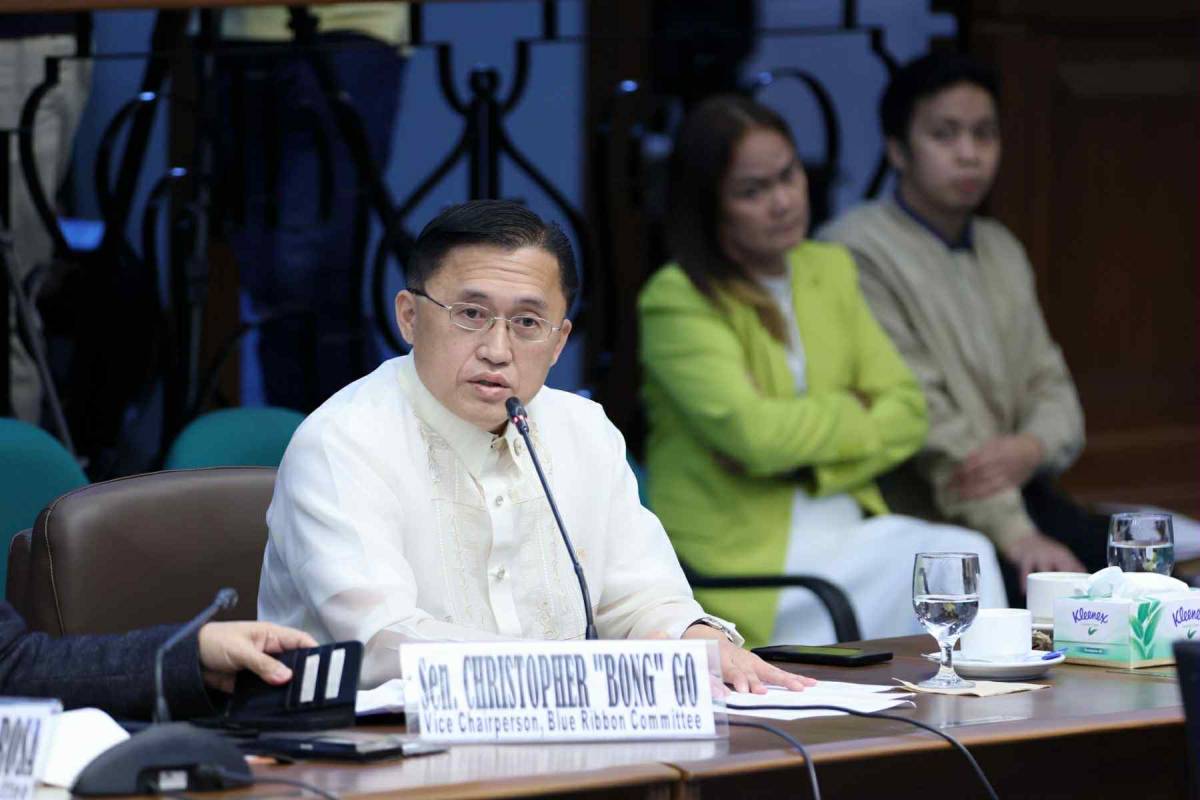 Senator Bong Go during Senate Blue Ribbon hearing: “Prioritize ...