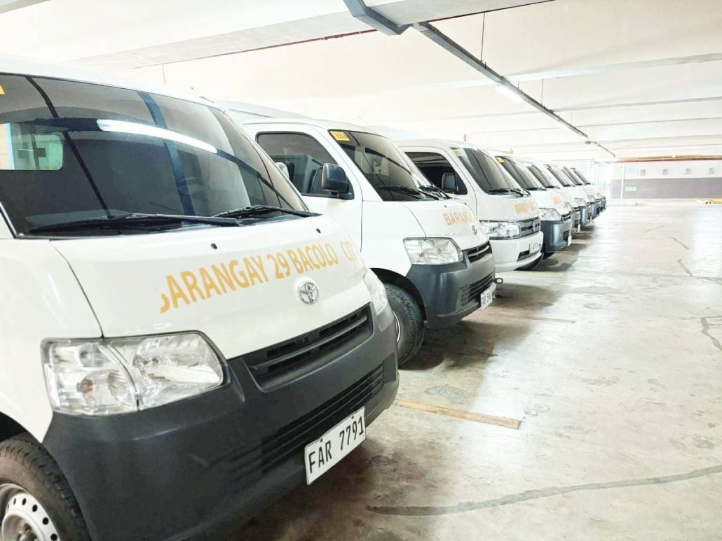 DILG-Bacolod acquires 35 new vehicles to boost barangays’ disaster response