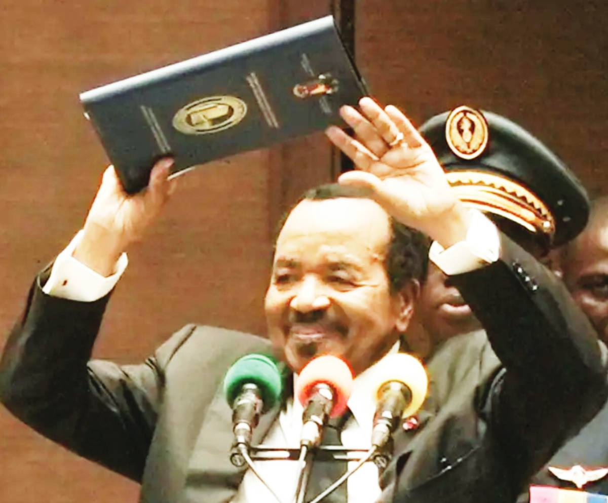 World’s oldest president sworn in for 8th straight term in Cameroon