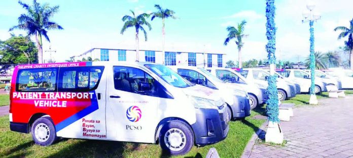 NIR, Panay Island LGUs receive patient transport vehicles from PCSO