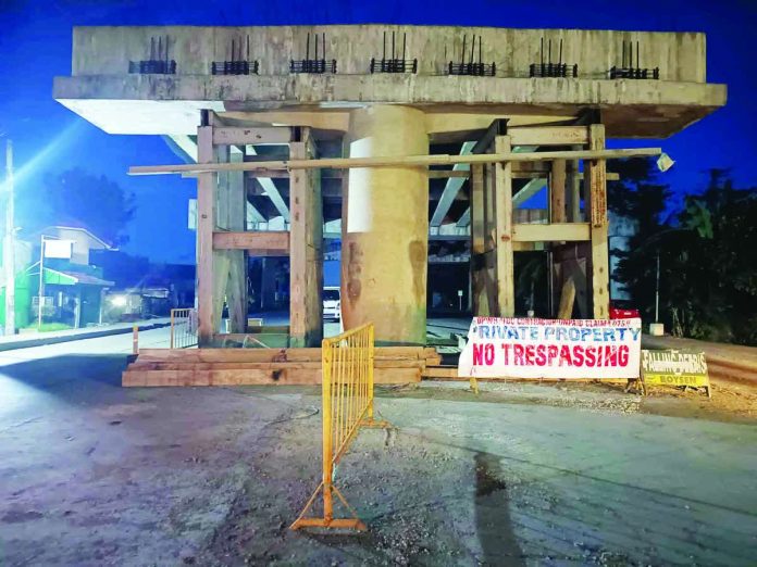 ROW dispute threatens to block Aganan Flyover; Lot owners warn of ...