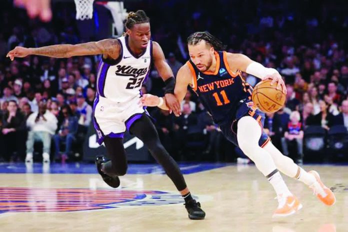 Brunson leads New York past Sacramento for 3rd straight win