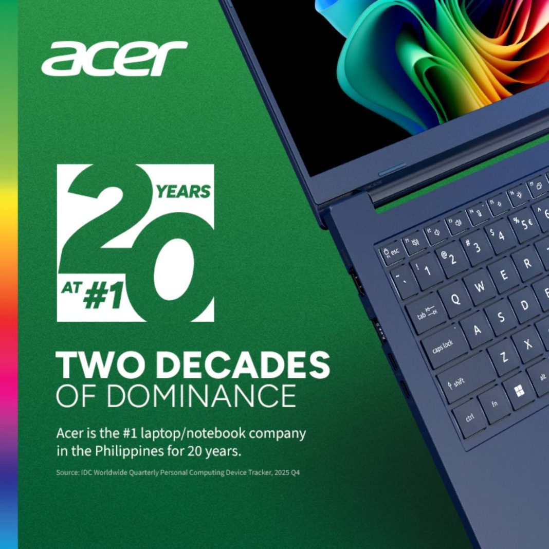 Acer Ranks as No. 1 Laptop Brand in the Philippines for 20th ...