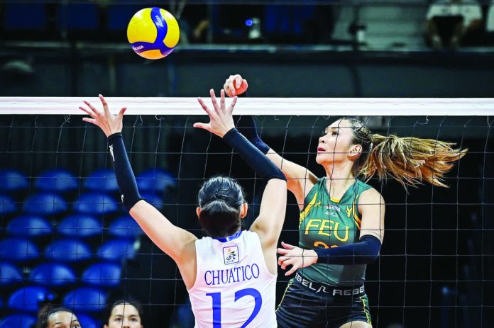Lady Tamaraws rally in 3rd set to seal straight-sets win