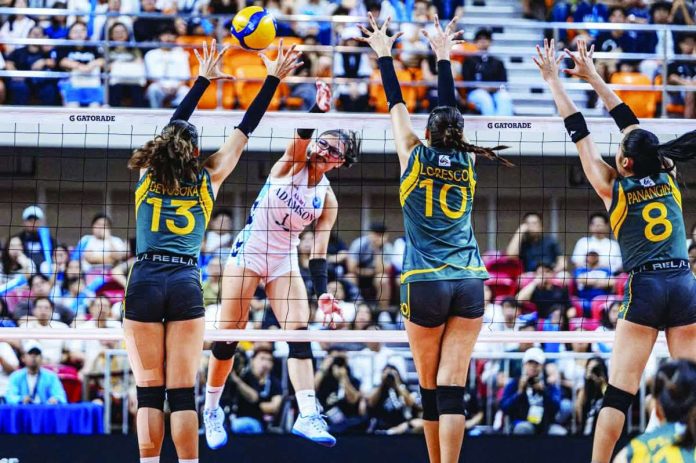 UAAP WOMEN’S VOLLEYBALL: Adamson clinches Final 4 berth with sweep of FEU