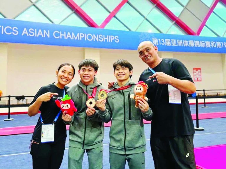 Yulo claims Asian floor crown; brother Eldrew takes bronze